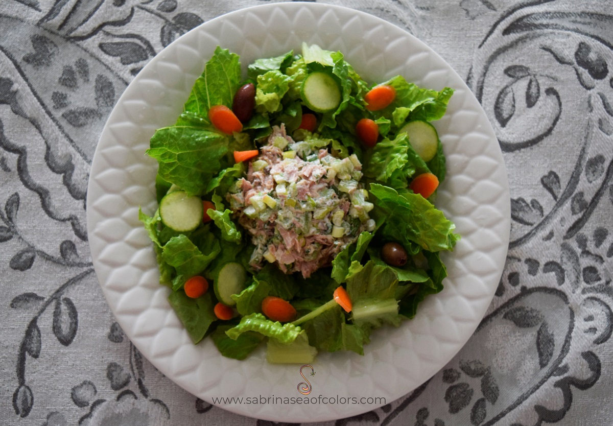 Ensalada de atún, receta sin mayonesa - Sabrina´s Sea of Colors