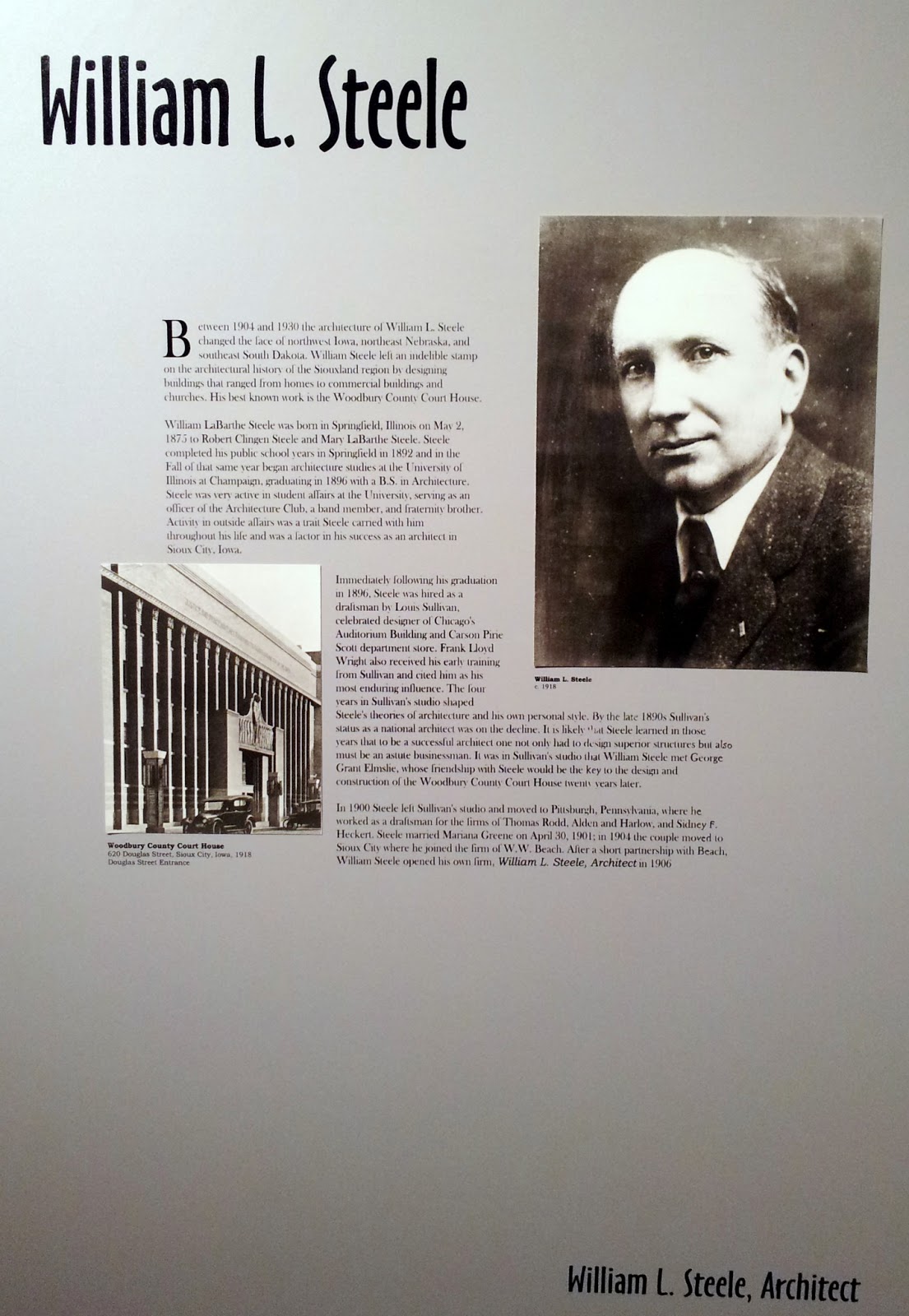 History and Culture by Bicycle: William L. Steele: A Brief History