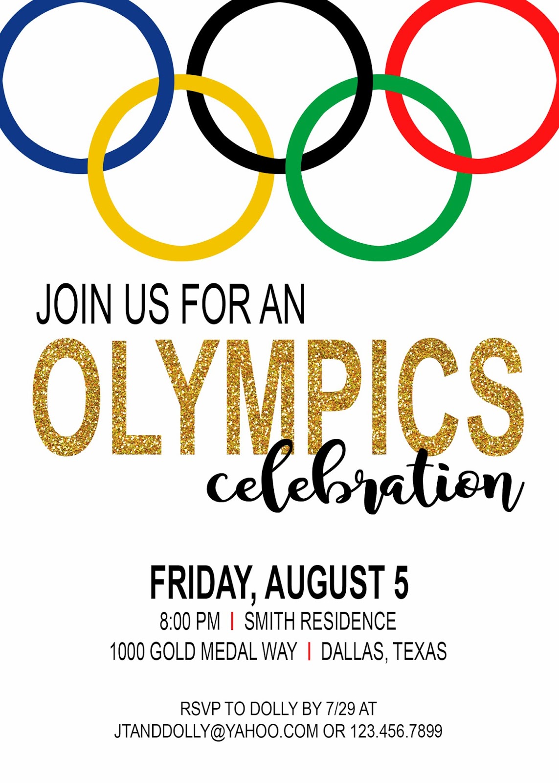 Paper Perfection: 2020 Tokyo Olympic Games Party Invitation