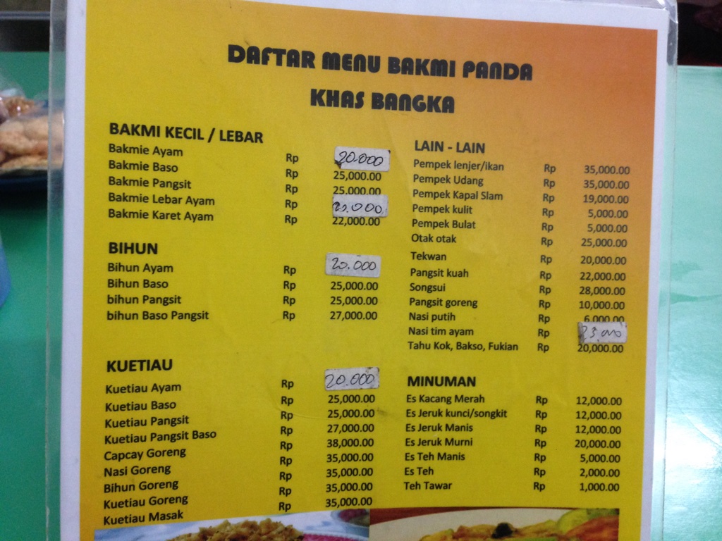 Bakmi Panda di Sunter - Kawan Kuliner