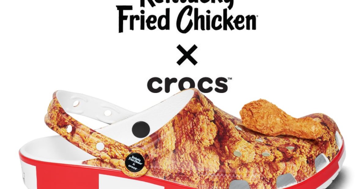 Kentucky Fried Chicken Crocs With Fried Chicken Scented Chicken Leg ...