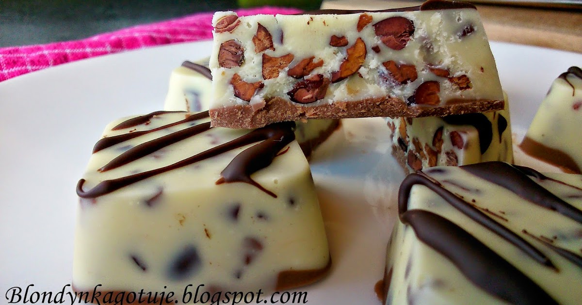 Czekoladki a`la Straciatella | Blondynka Gotuje