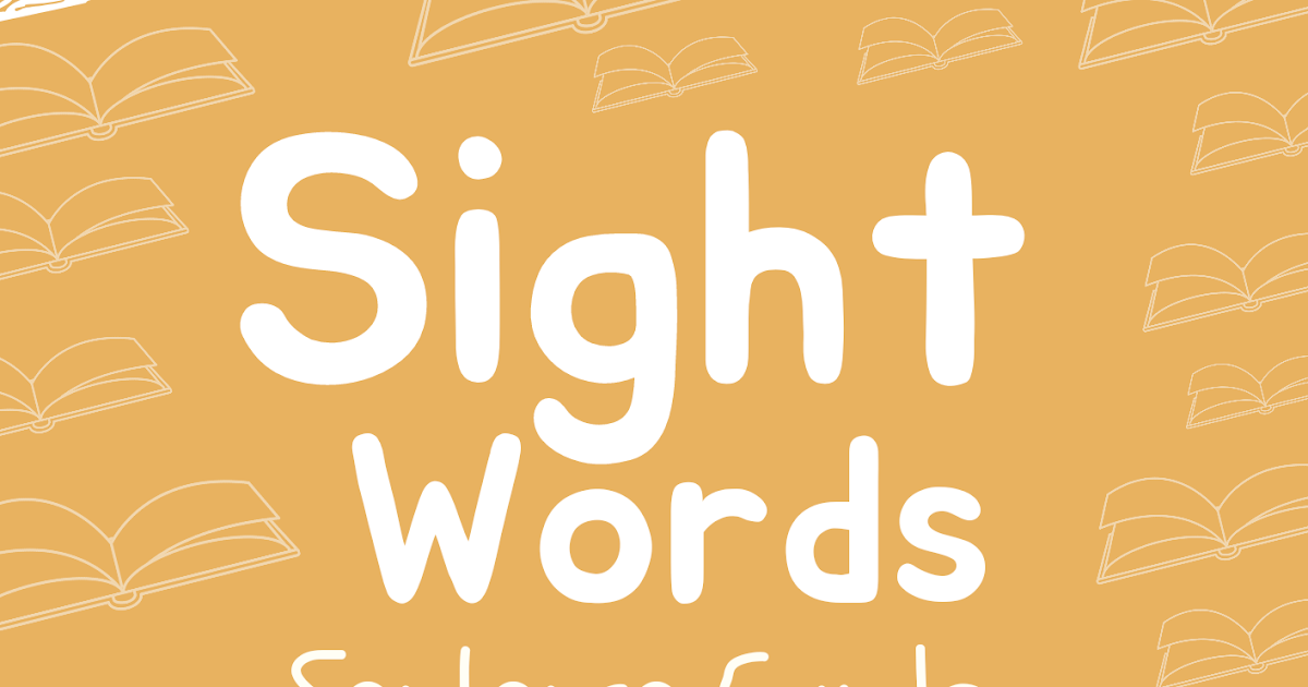 Sight Words ( 40 Printable Cards )