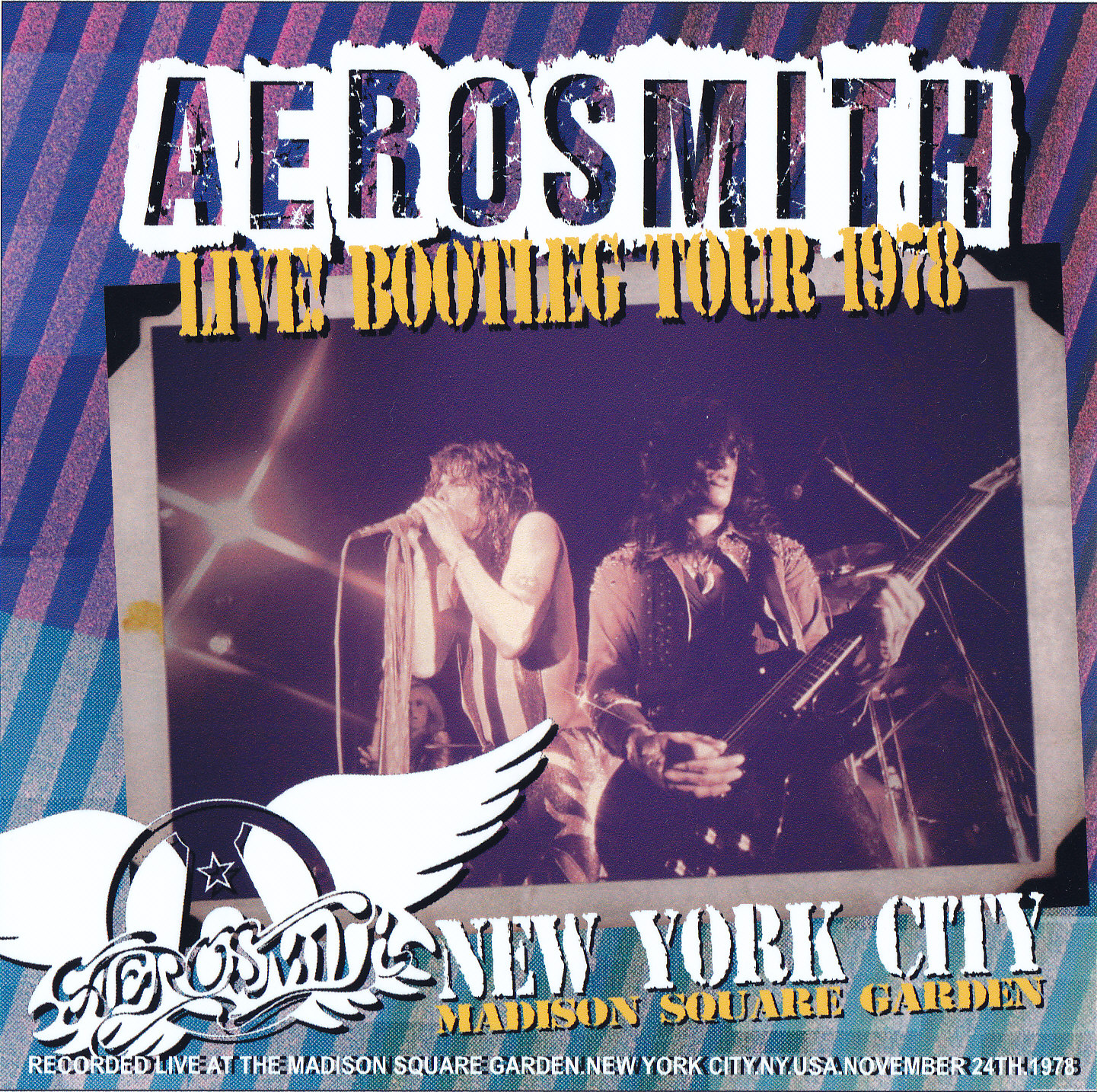AEROSMITH BOOTLEGS COVER ARTS: NEW YORK CITY (1978)