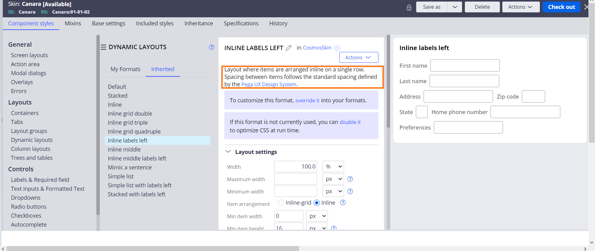 Pega Learnings: How to use inline layouts in Pega