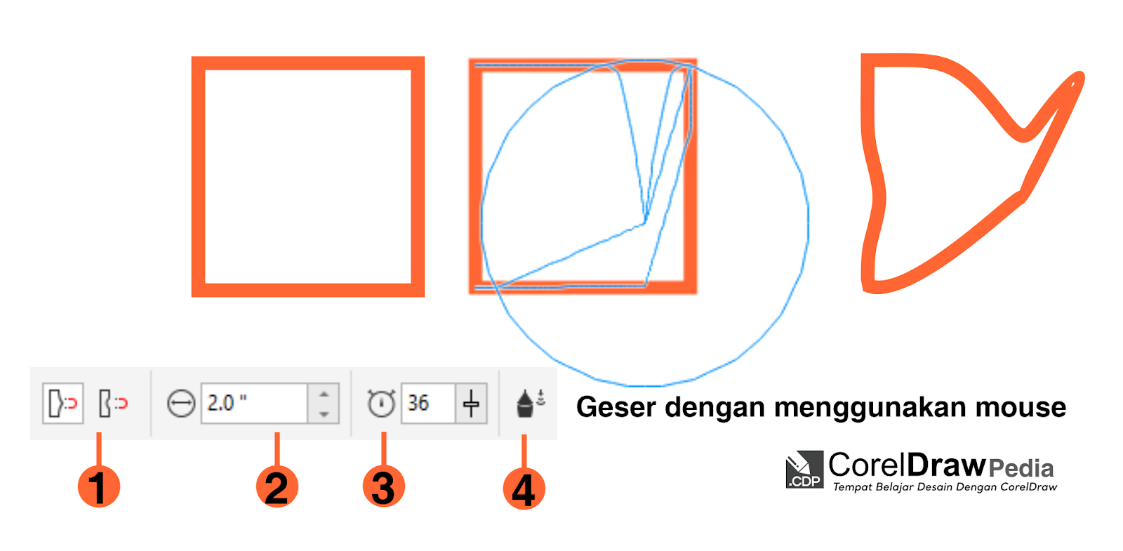 Tutorial Cara menggunakan fitur Shape tool dan curve di Coreldraw ...