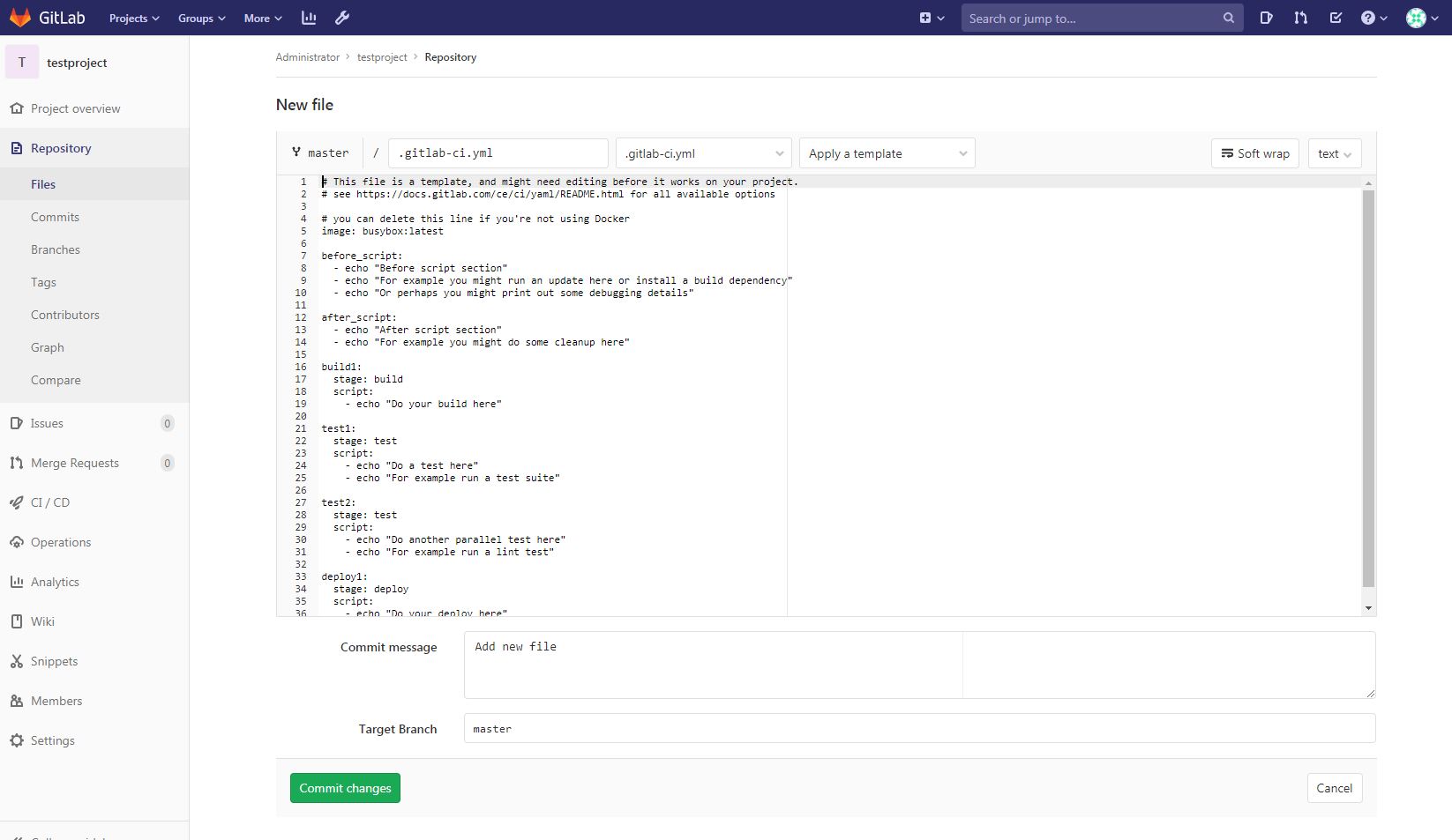 Install Gitlab-runner and execute your first pipeline Install Gitlab-runner and execute your first pipeline