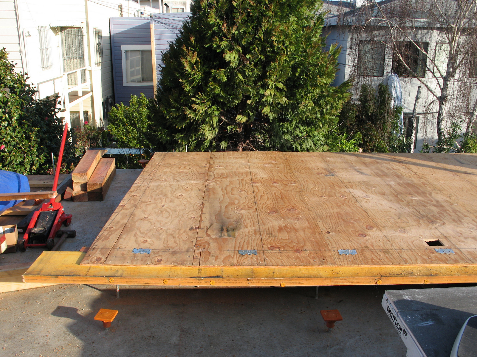 Roof Framing Geometry: Two Hour Fire Wall