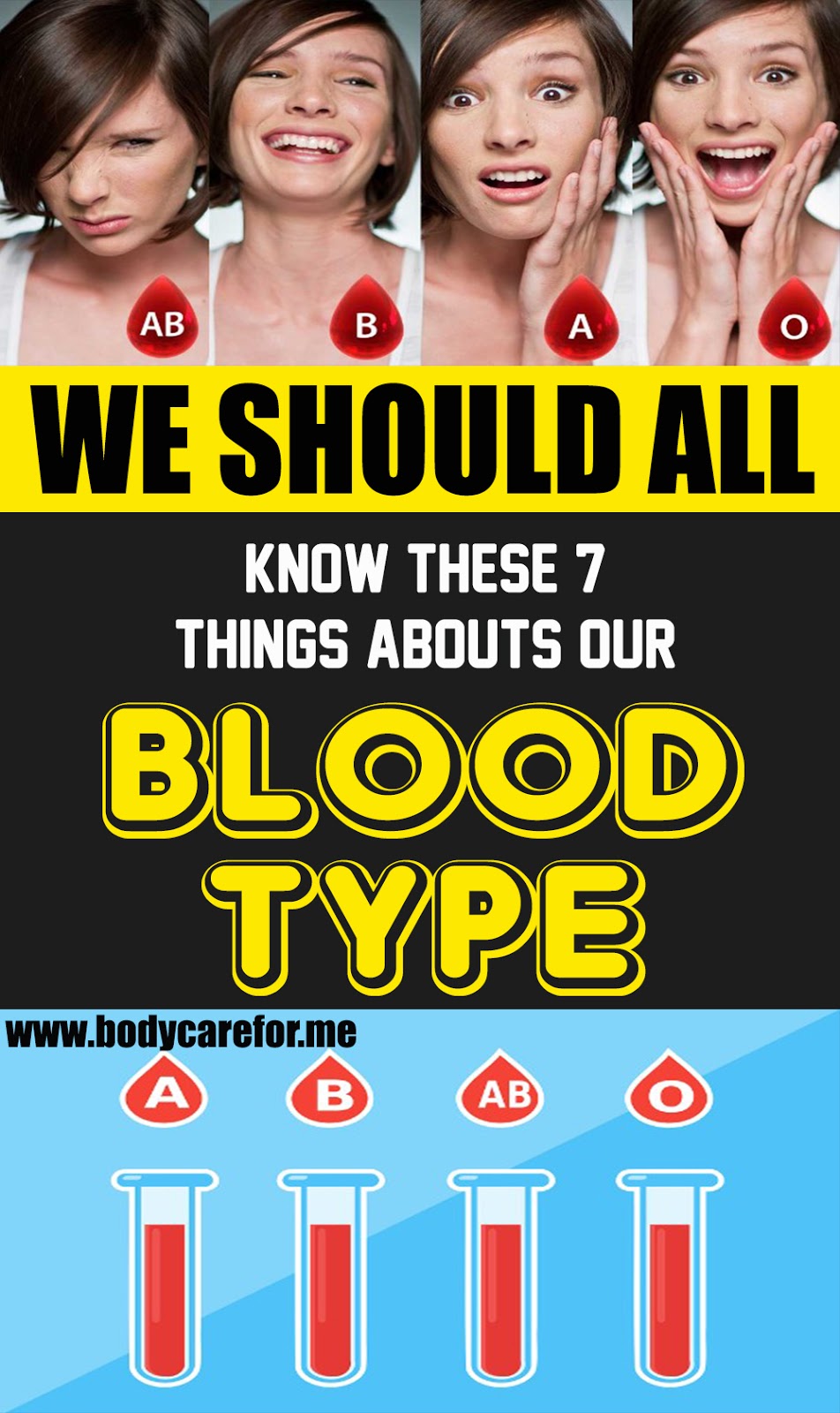 We Should All Know These 7 Things About Our Blood Type!