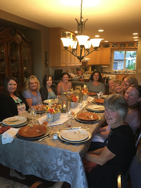 Dining Delight: Fall Retirement Dinner Tablescape - Mine!