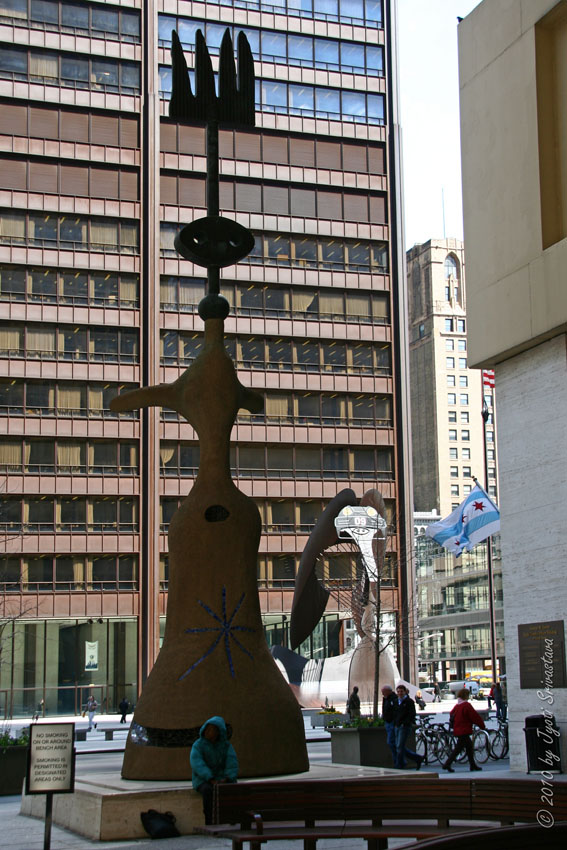 Public Art in Chicago: Miro's Chicago (1981) - by Joan Miro