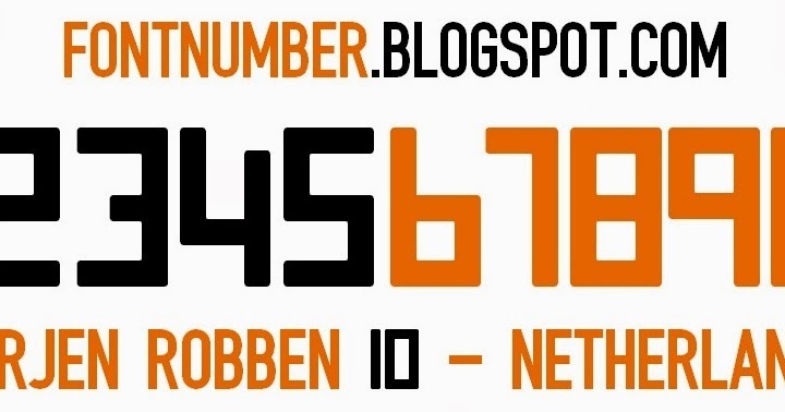 Netherland World Cup 2014 Font