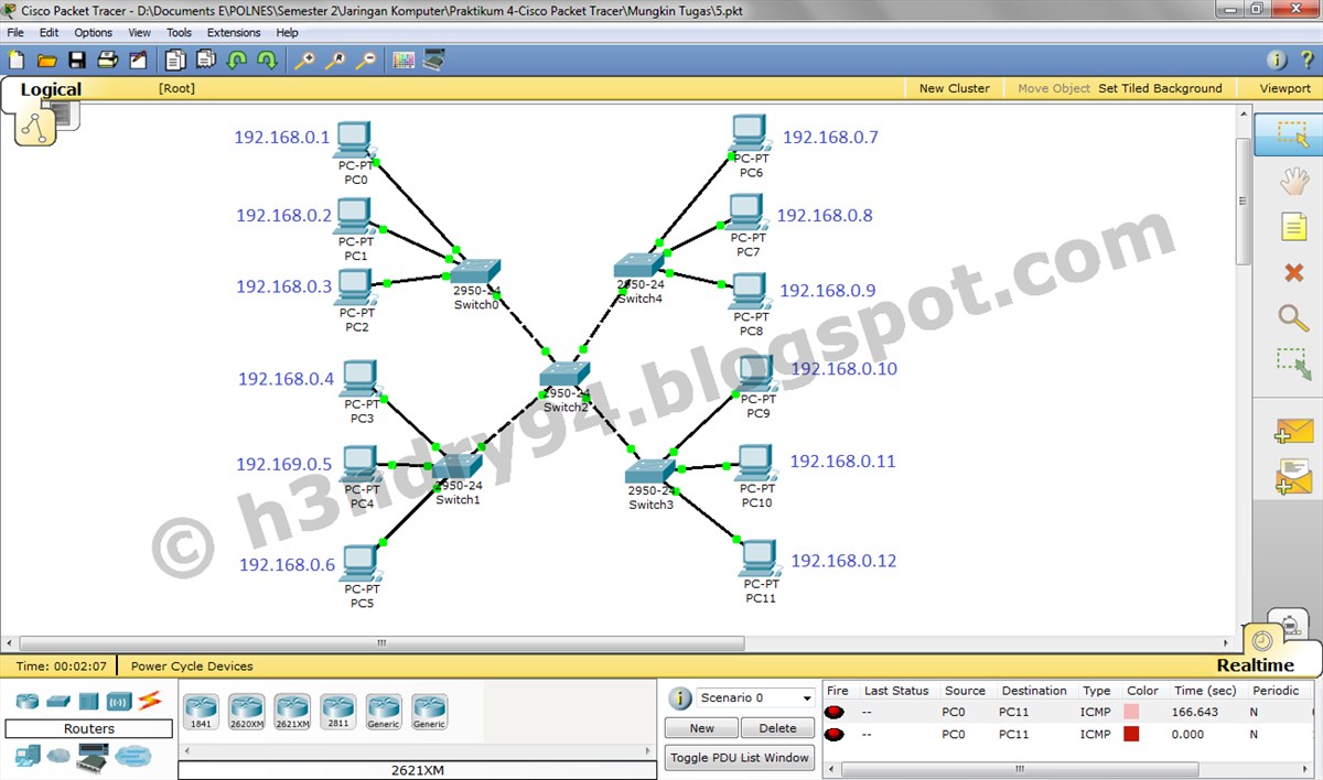 Cisco Packet Tracer (Network Simulation Tools) ~ endrytama