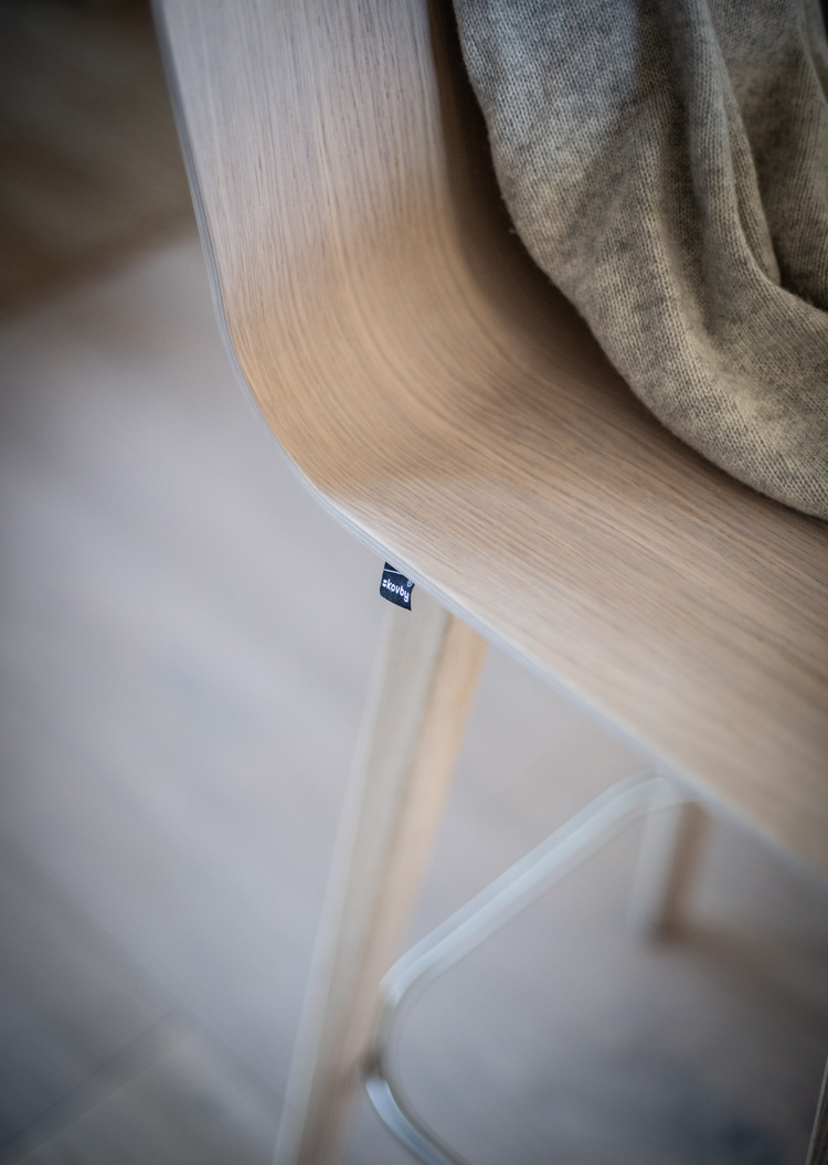 my scandinavian home: Our kitchen - And the Perfect Danish Counter Stool!