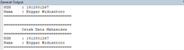 Penjelasan dan Implementasi Class, Object, Instance, Method Pada Jcreator