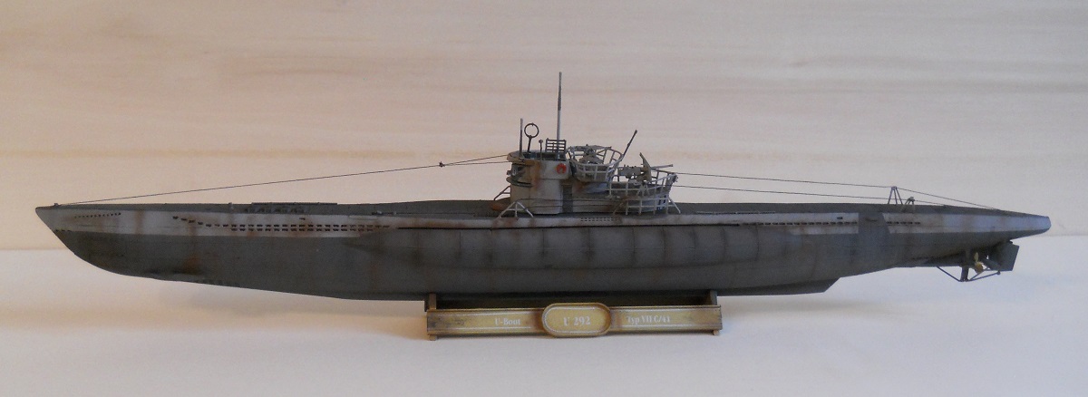 Maquetismo Estático: Submarino alemán de la 2ª G.M. Type VII C/41
