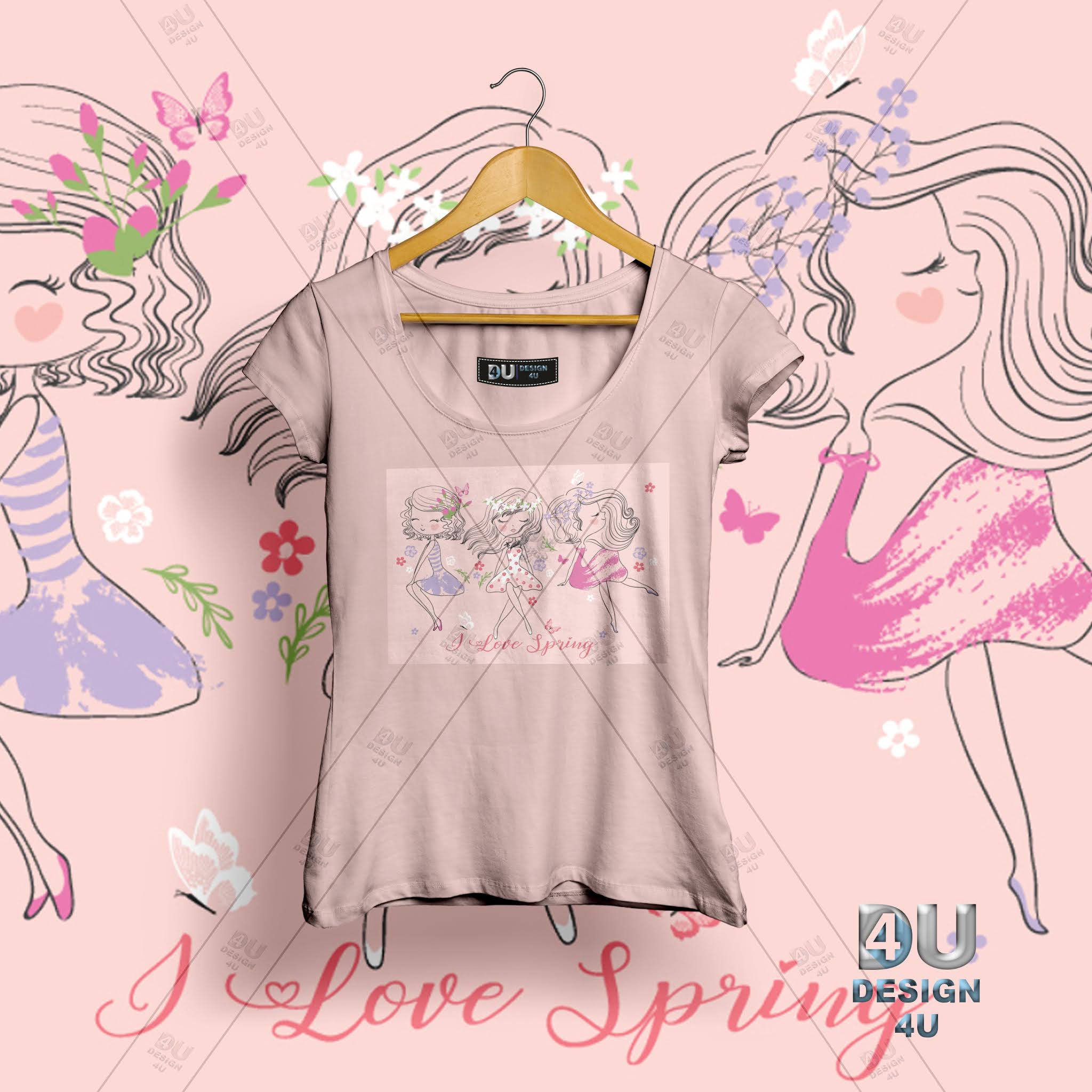 Design4u: GIRLS PRINTED T-SHIRTS DESIGN