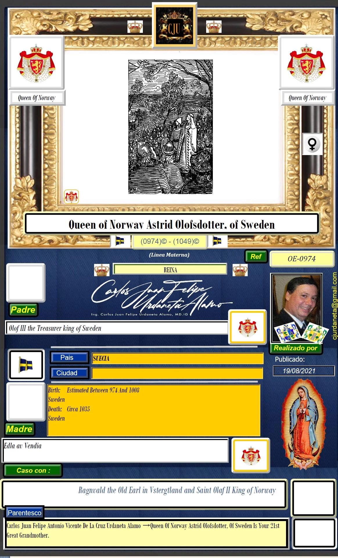 FAMILIA #URDANETA Y SUS PARIENTES #GENEALOGIA #GENEALOGY: Queen of ...