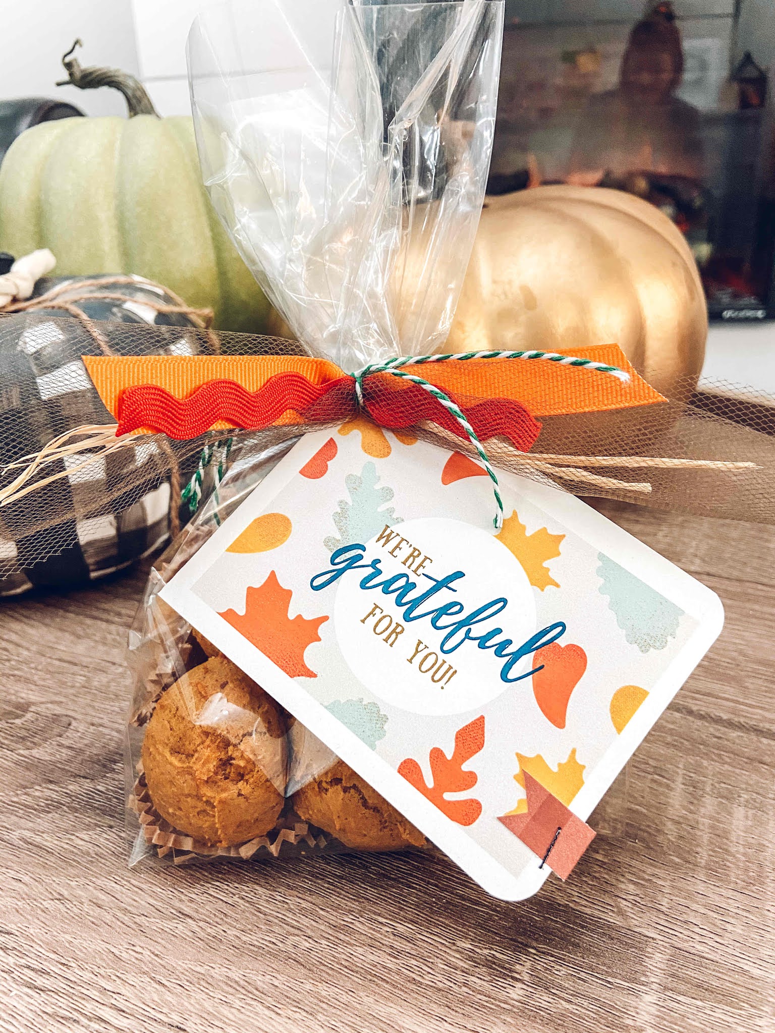Homemade Kindness: We’re grateful for you Thanksgiving Gift Tag