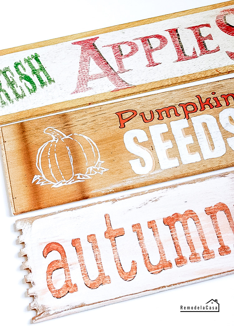 Fall Decor - Free Printable Signs - Remodelando la Casa