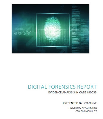 Digital Forensics Examiner: Digital forensics report example