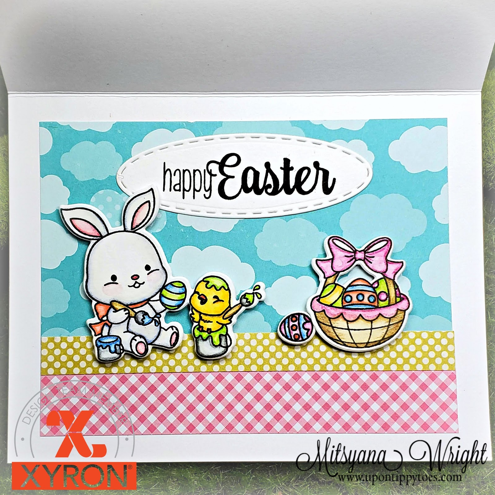 Up On Tippy Toes: Egg-cellent Friend Easter Card