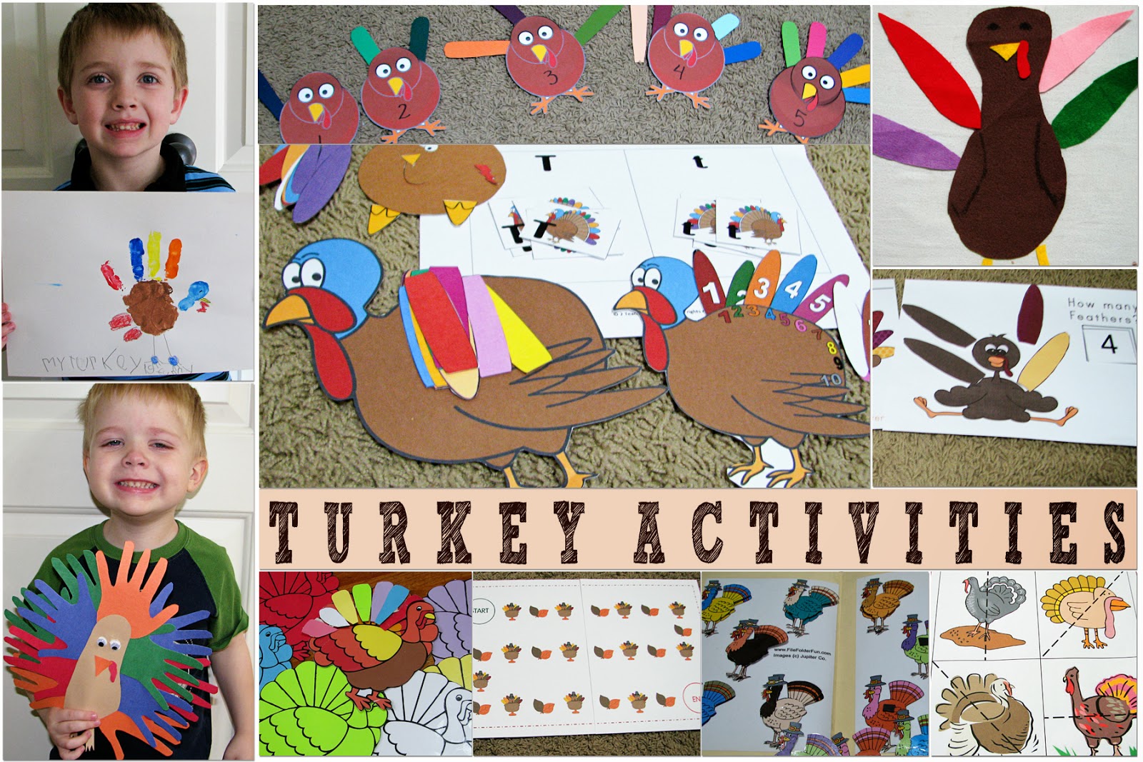 Mommy's Little Helper: Turkey Preschool Theme