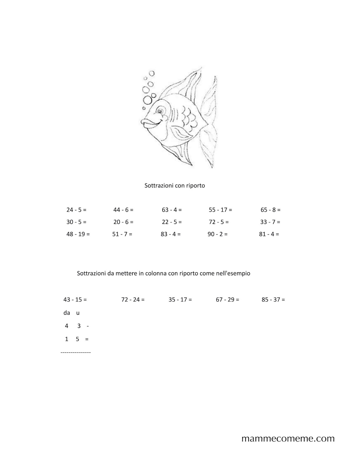 Mamme come me: Schede utili per il ripasso di matematica classe seconda ...