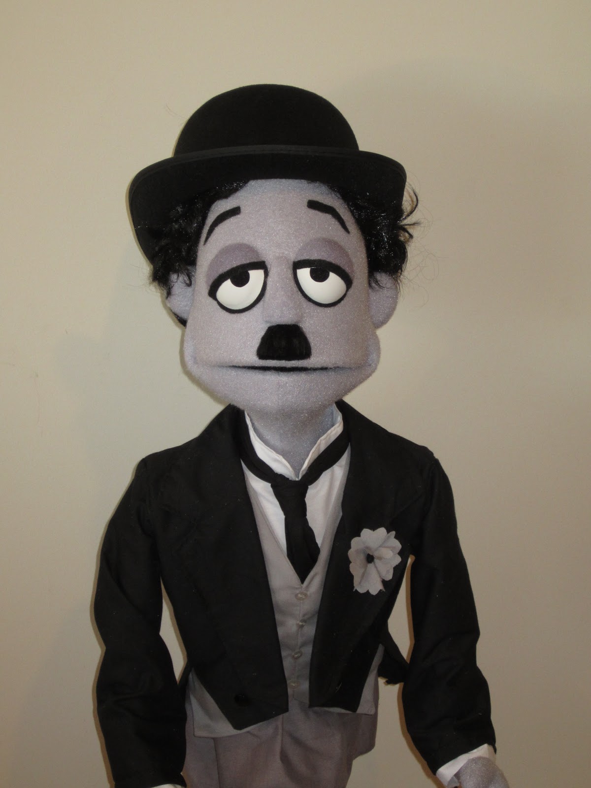 jarrod boutcher puppets: CHARLIE CHAPLIN PUPPET