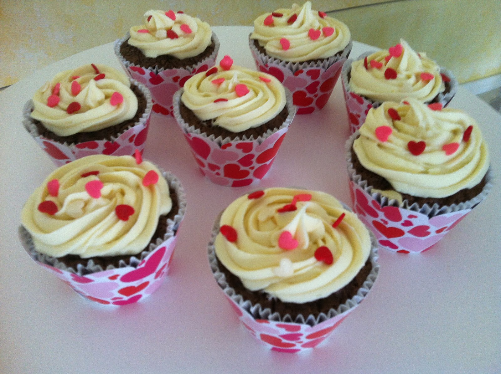DoceDelícia: Cupcakes Coração