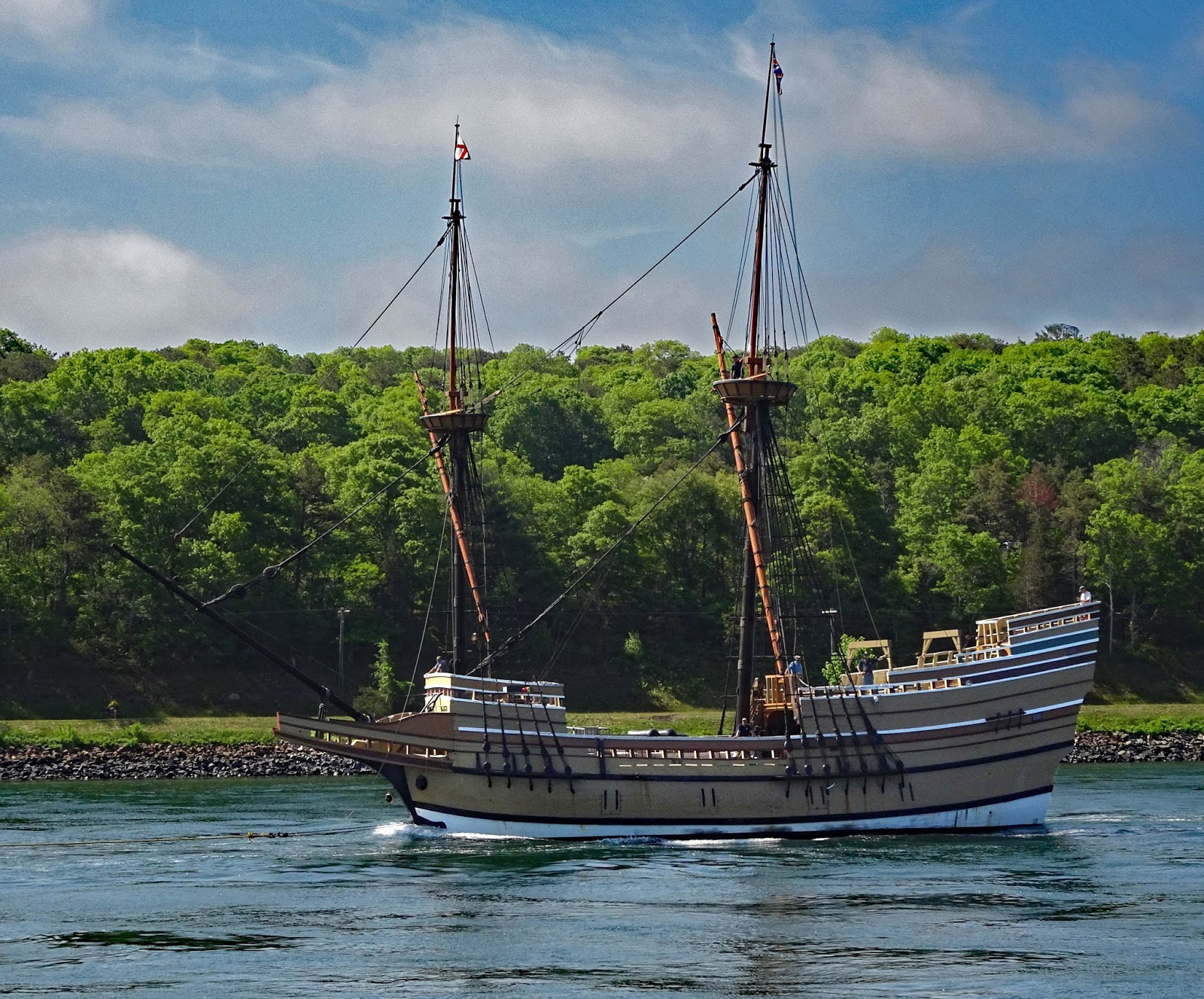 Joe's Retirement Blog: Mayflower II, Cape Cod Canal, Bourne ...