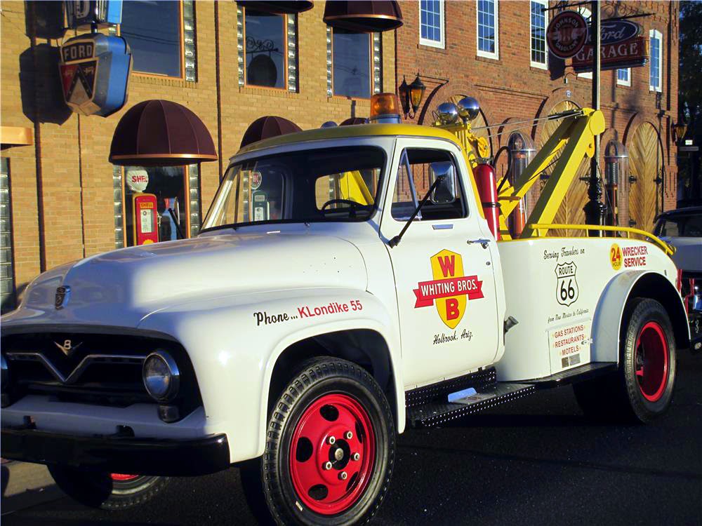 Just A Car Guy: Pretty cool, a Route 66 classic Ford wrecker from ...
