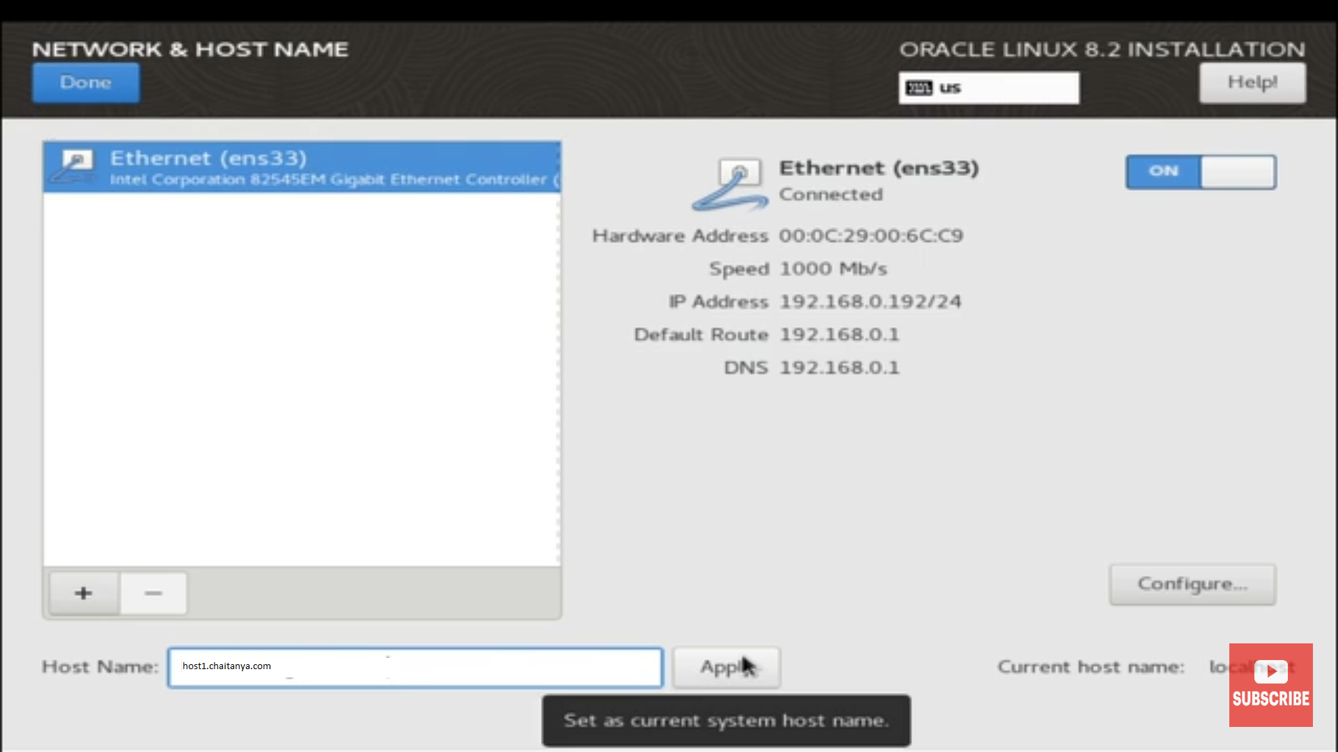 Chaitanya Oracle Dba Blog : ORACLE LINUX 8.2 INSTALLATION