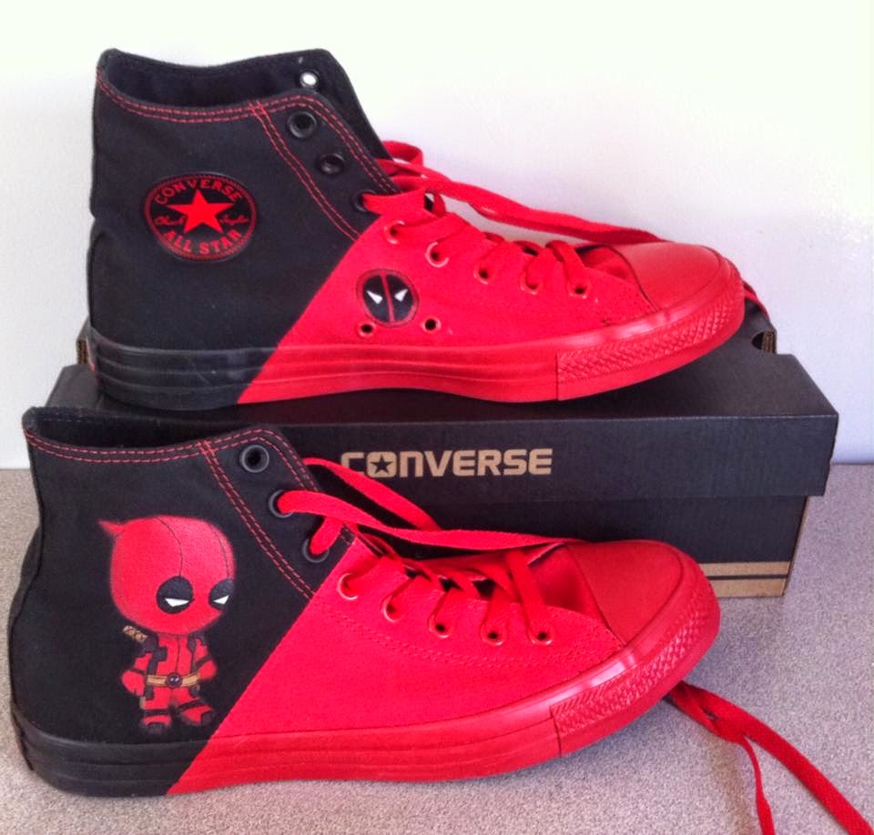 Whimsy by Kelly : Deadpool Converse