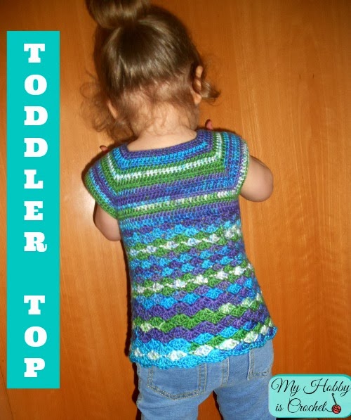 My Hobby Is Crochet: Iris Toddler Top - Free Crochet Pattern