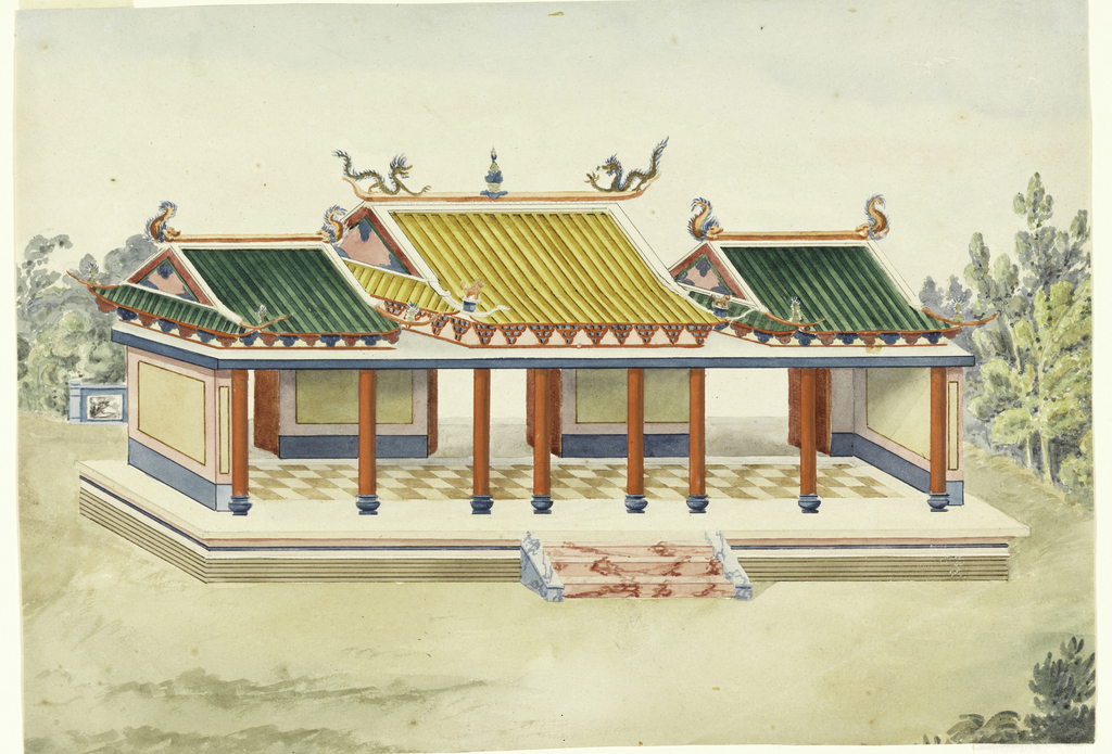 Spencer Alley: "Chinese" Pavilions by Frederick Crace
