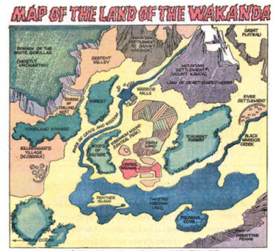 Map of the Week: The Changing Geography of Wakanda