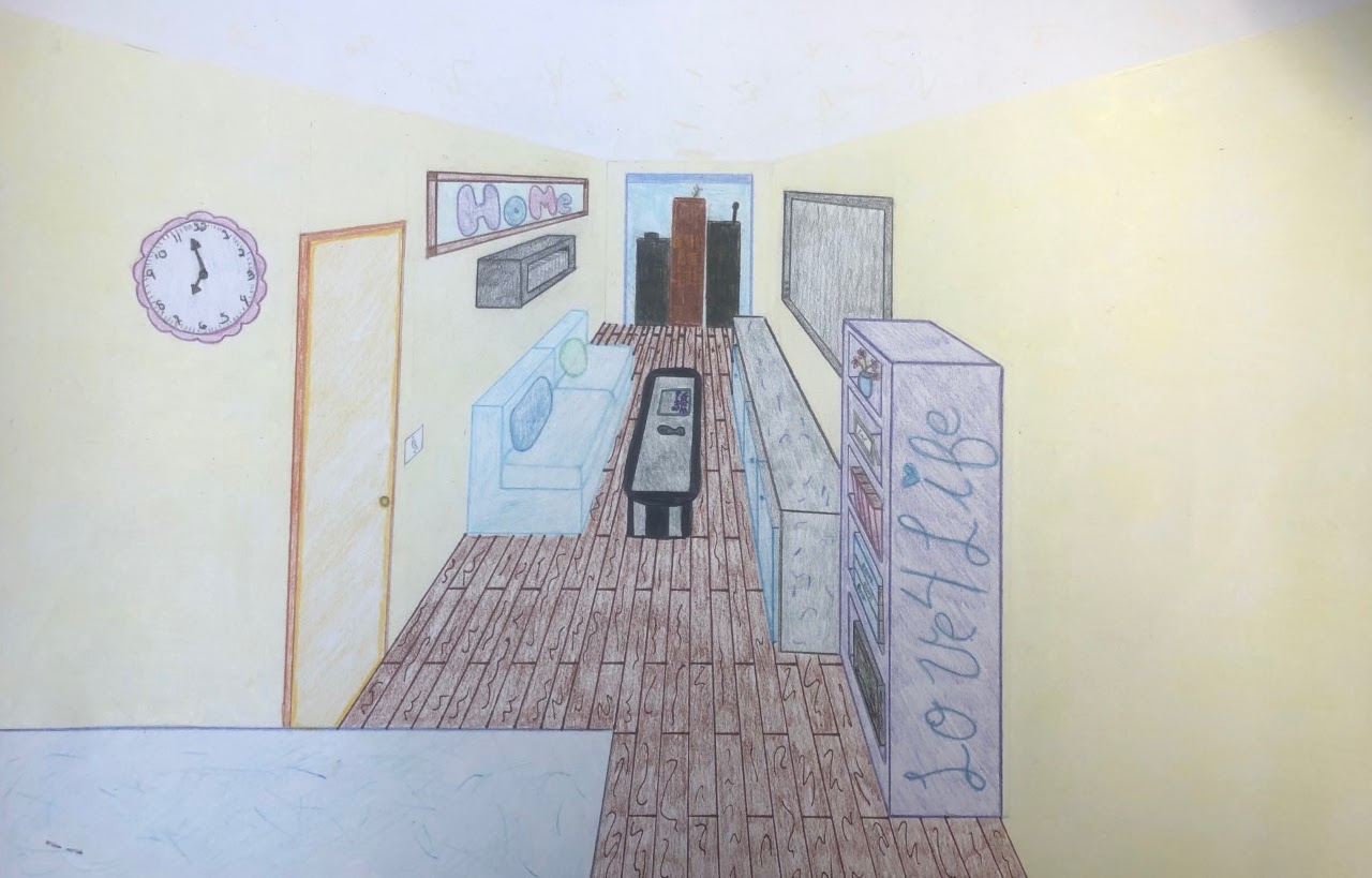 PrinnyPrivate's Blog: Prinny's Manhattan Apartment ~ One-Point Perspective