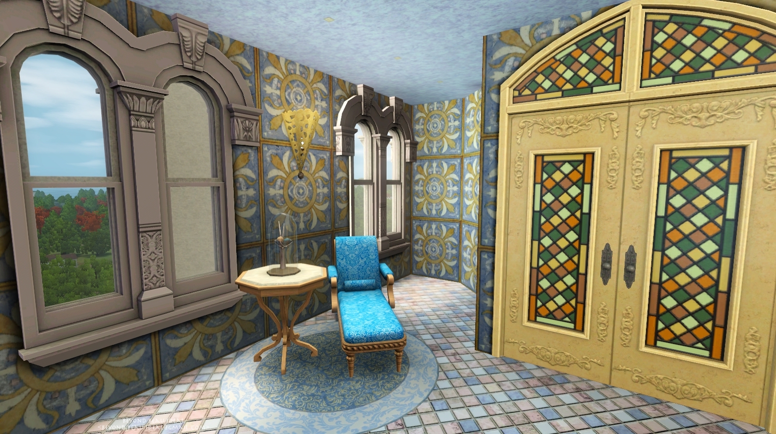 [The Sims 3] The Neuschwanstein Castle's Throne Room, Audience Room ...