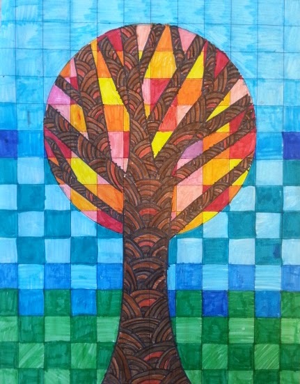 a faithful attempt: Circle Grid Trees