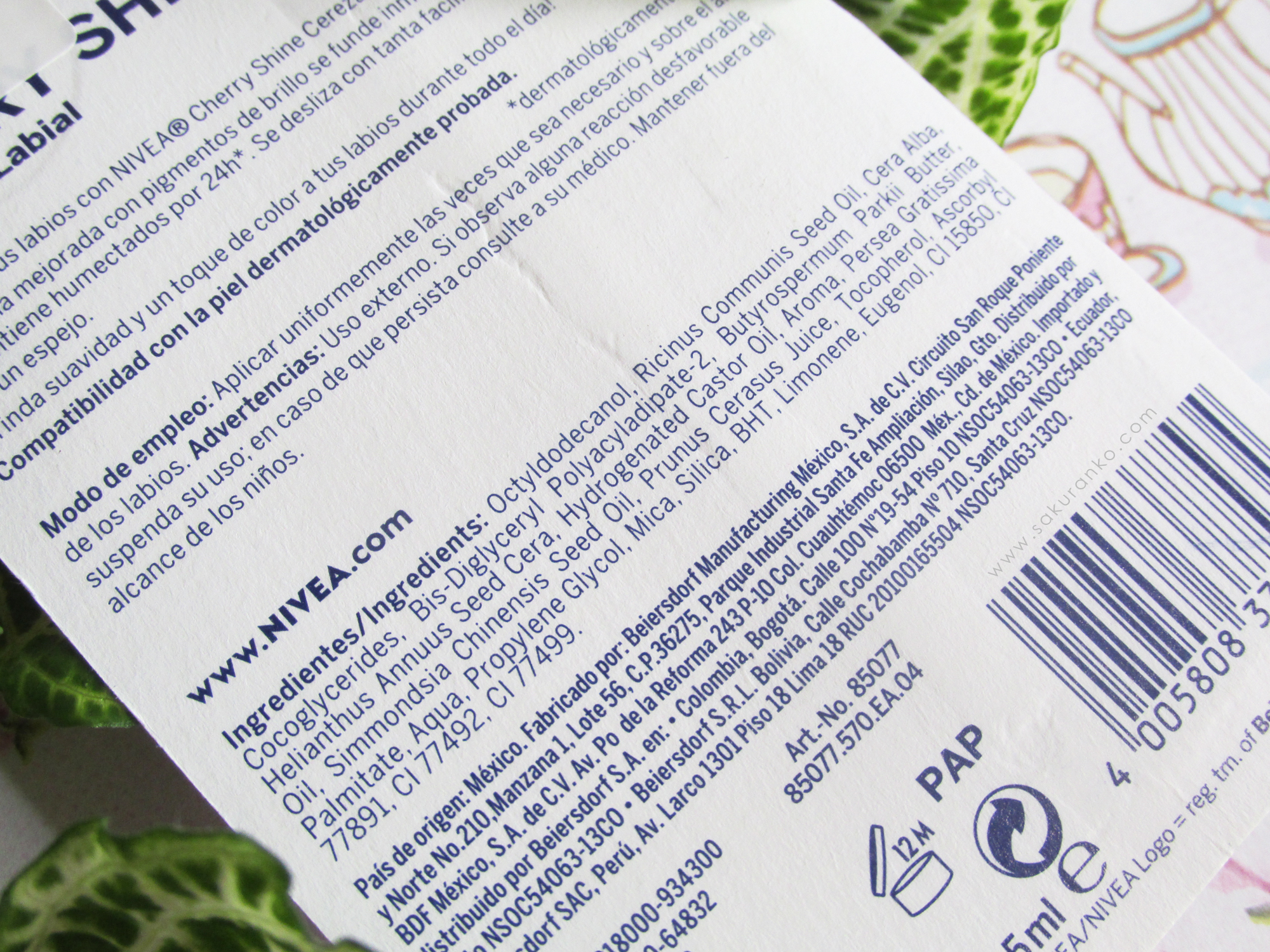 Sakuranko: Nivea Lip Care Fruity Shine Cherry Review