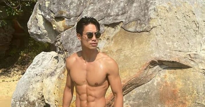 Hunksinswimsuits: Hot Eurasian model Michael Bui