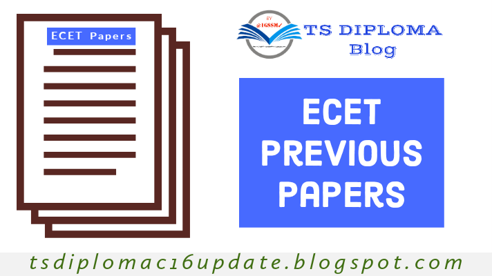 TS ECET Previous Question Papers | with Solutions Pdfs