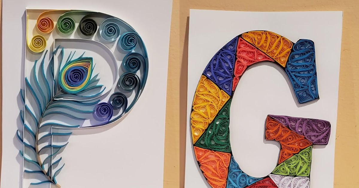 Trupti's Craft: Paper Quilling Monogram Making Workshop : Workhouse ...