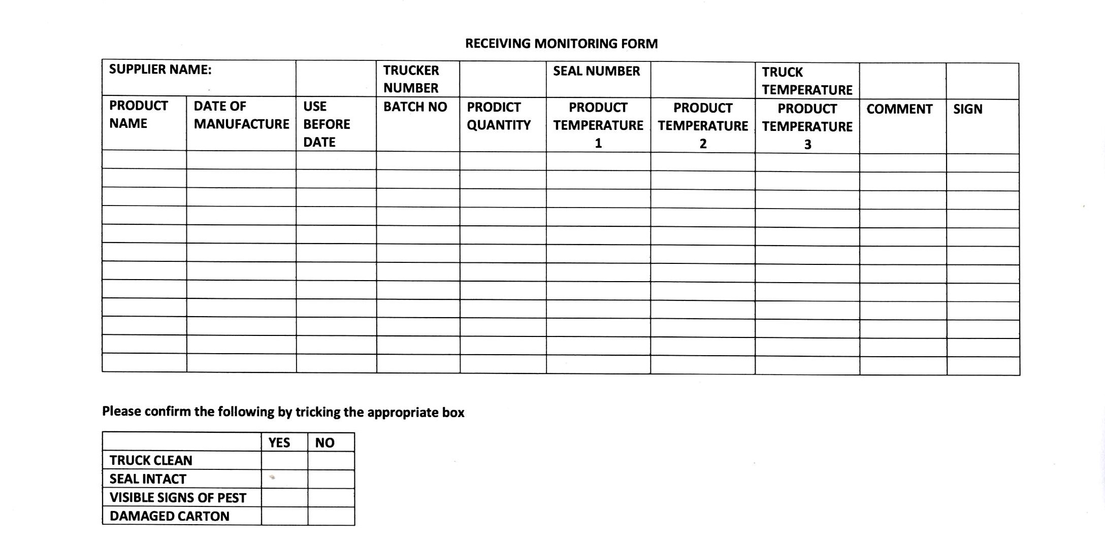 Warehouse Prerequisite Programs-Product Recall Procedure