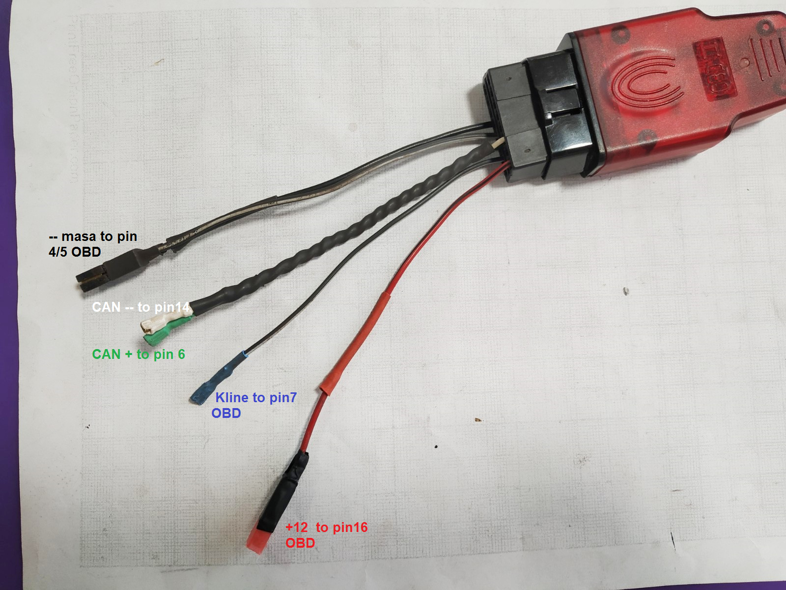 Da95: Conexiones BusP(CAN) trionic 5 - Trionic 7