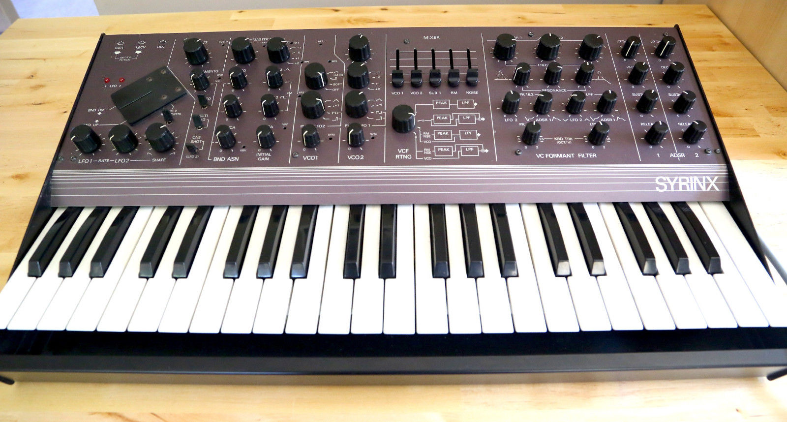 MATRIXSYNTH: Synton Syrinx SN 1 Rare Purple Vintage Synthesizer Synth ...