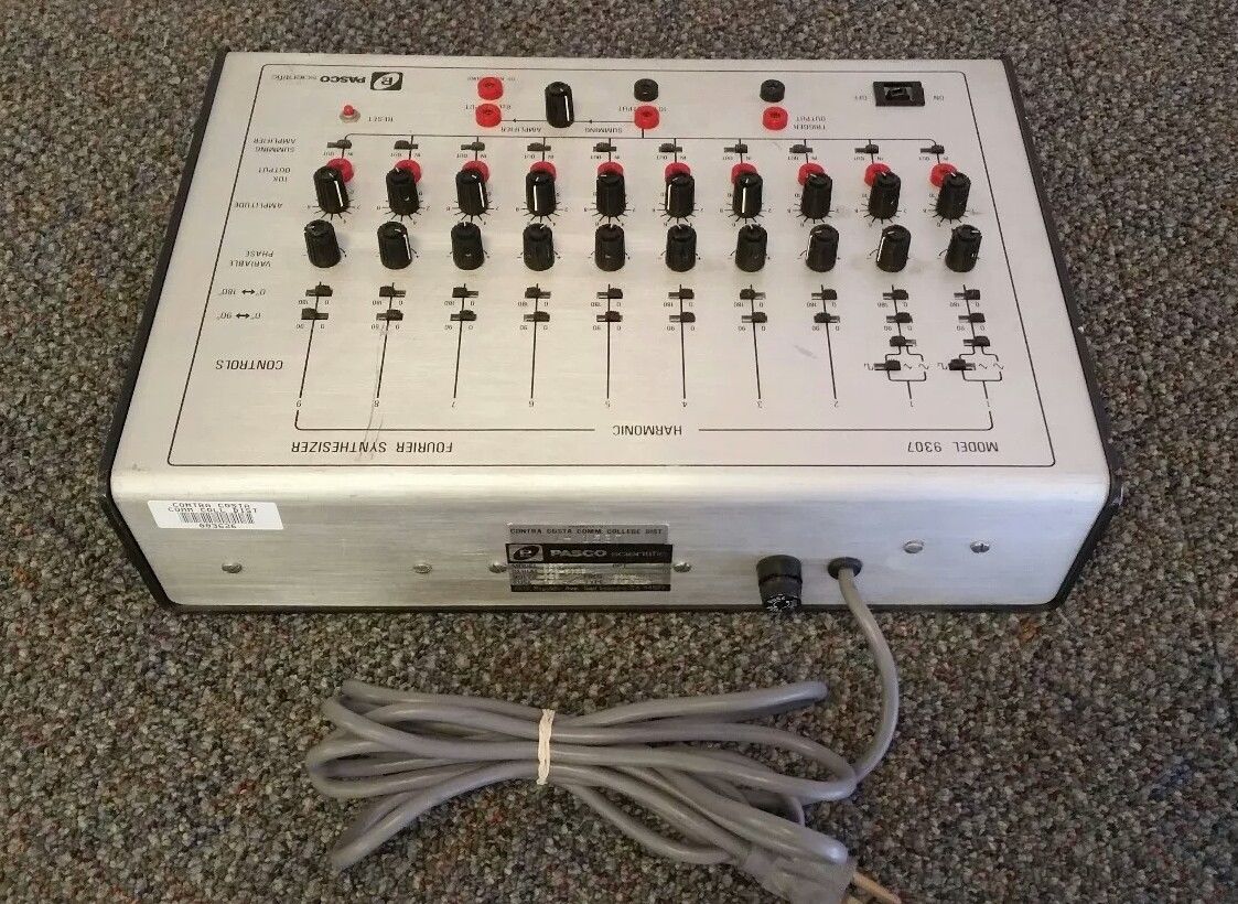 MATRIXSYNTH: Pasco Scientific Model 9307 Fourier Synthesizer