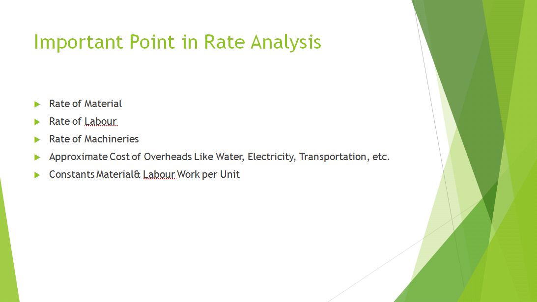 Construction Board: How to Prepare Rate Analysis?