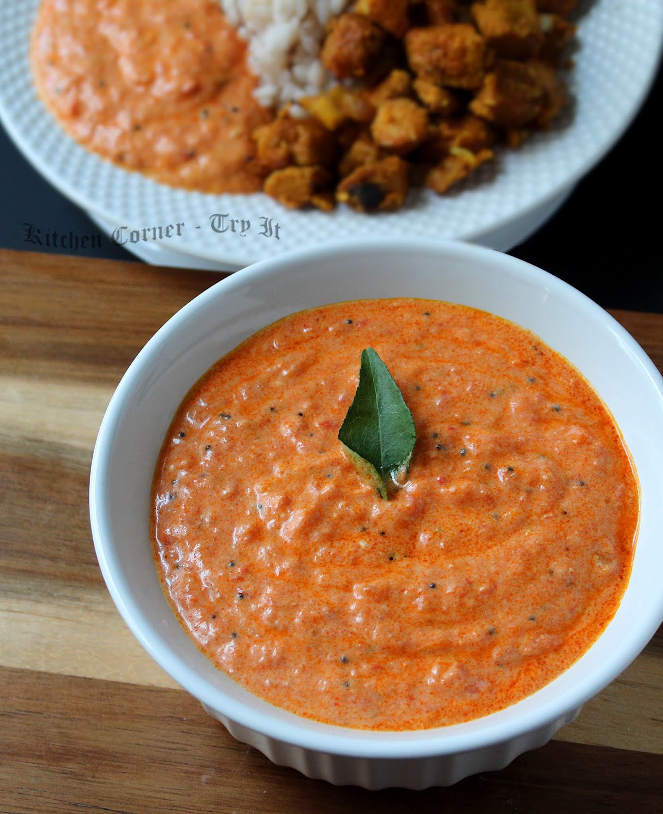 Thakkali Pachadi- Tomato Yogurt Curry- Sadhya Special